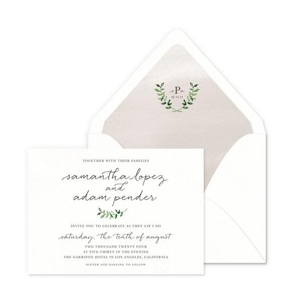 Calligraphy Laurel – Smitten on Paper