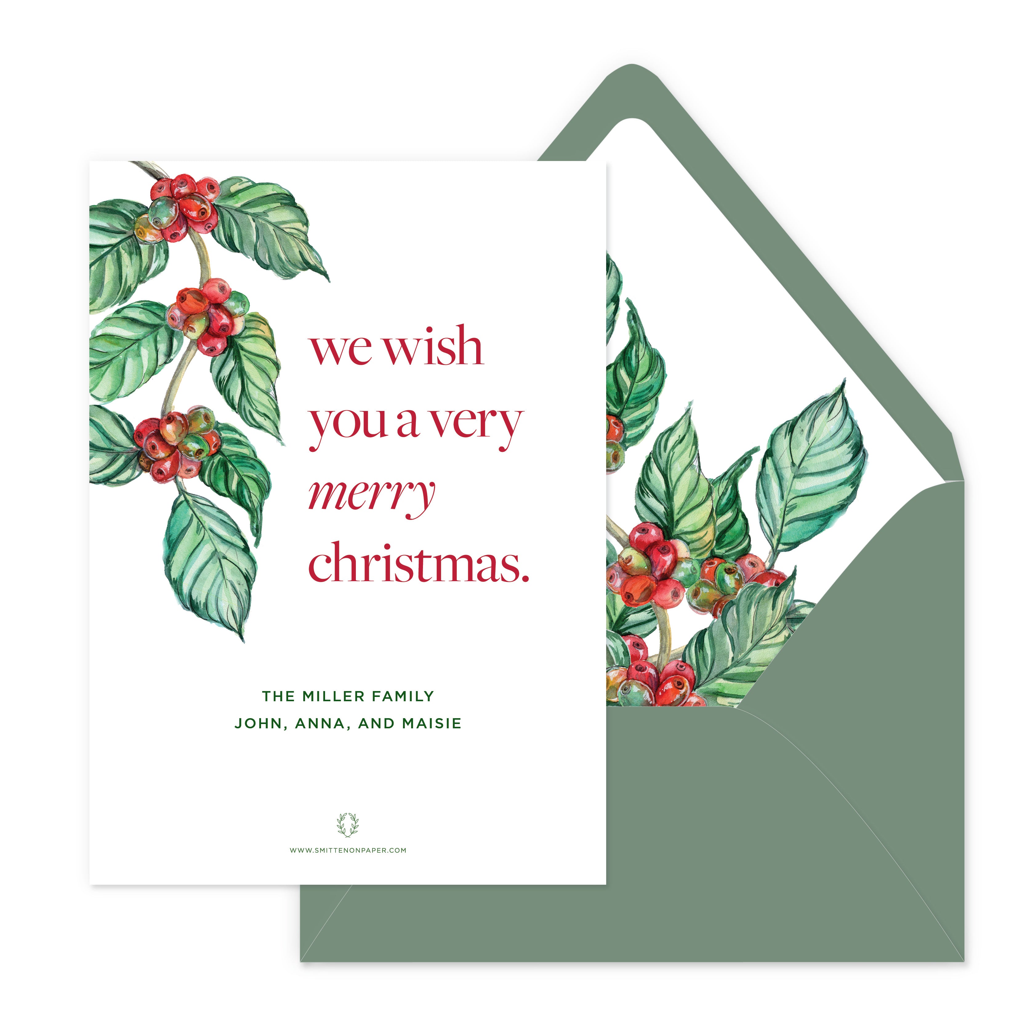 Merry Berry Christmas – Smitten on Paper