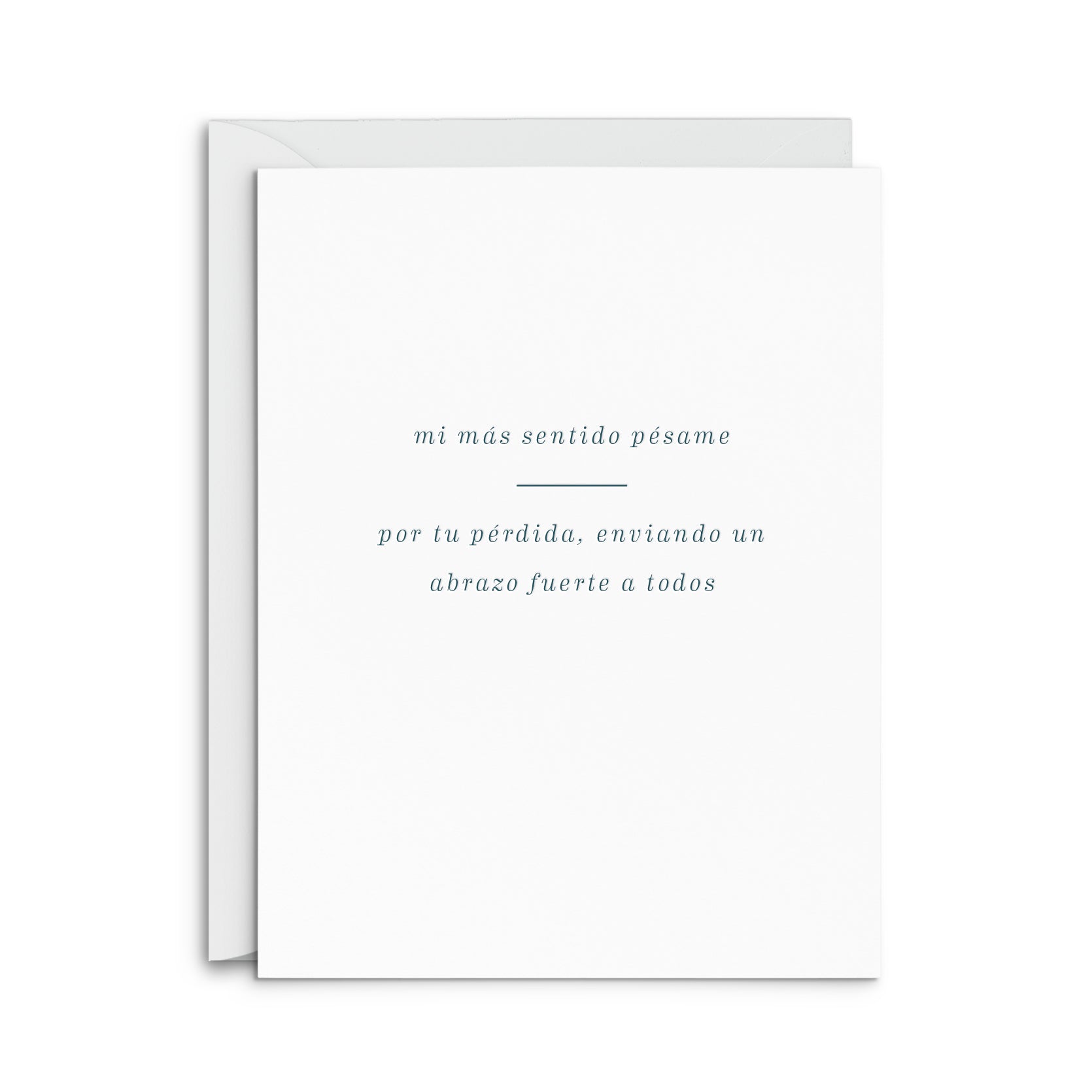 Spanish Siento Abrazo Greeting Card – Smitten on Paper
