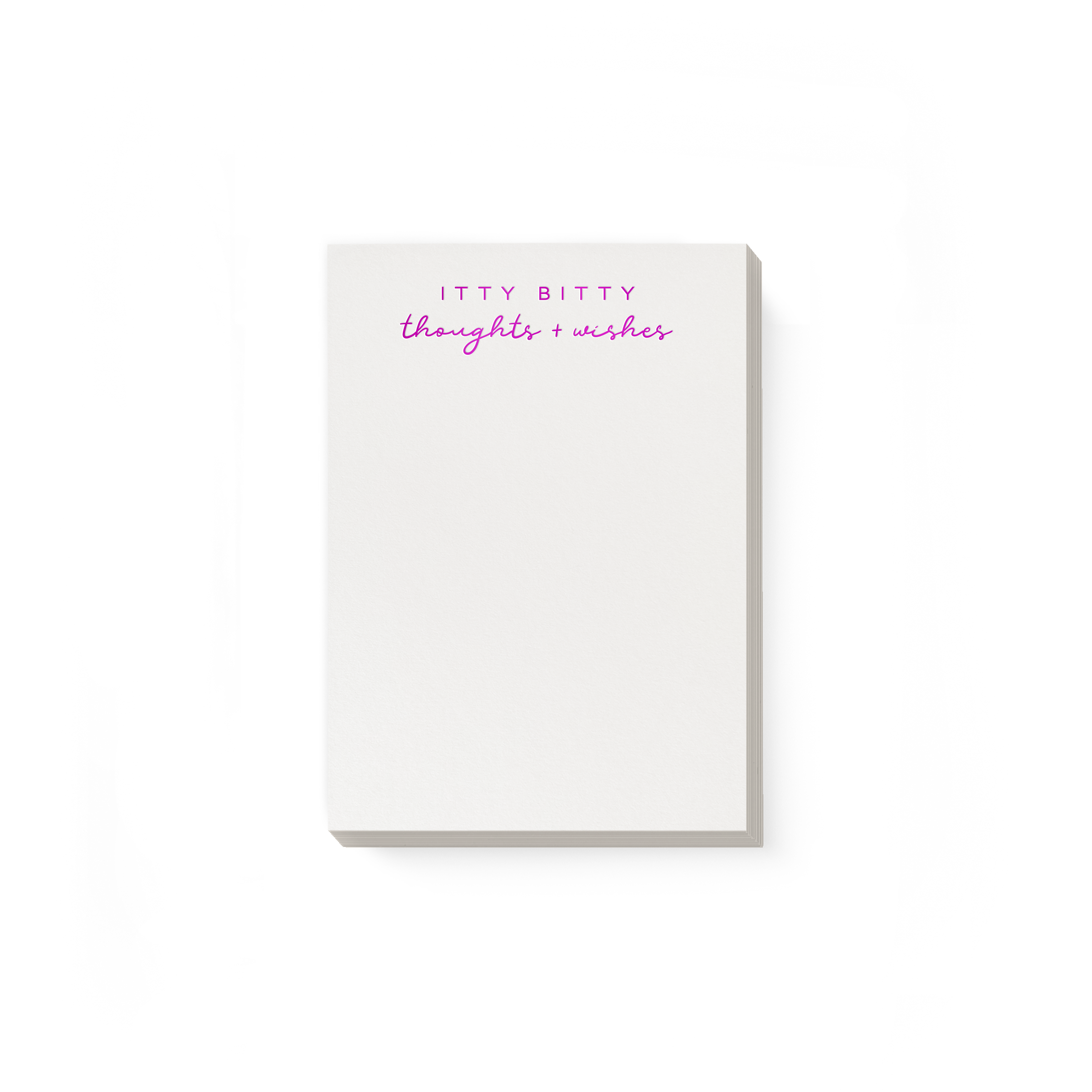 Itty Bitty Notepad in Ivory – Smitten on Paper