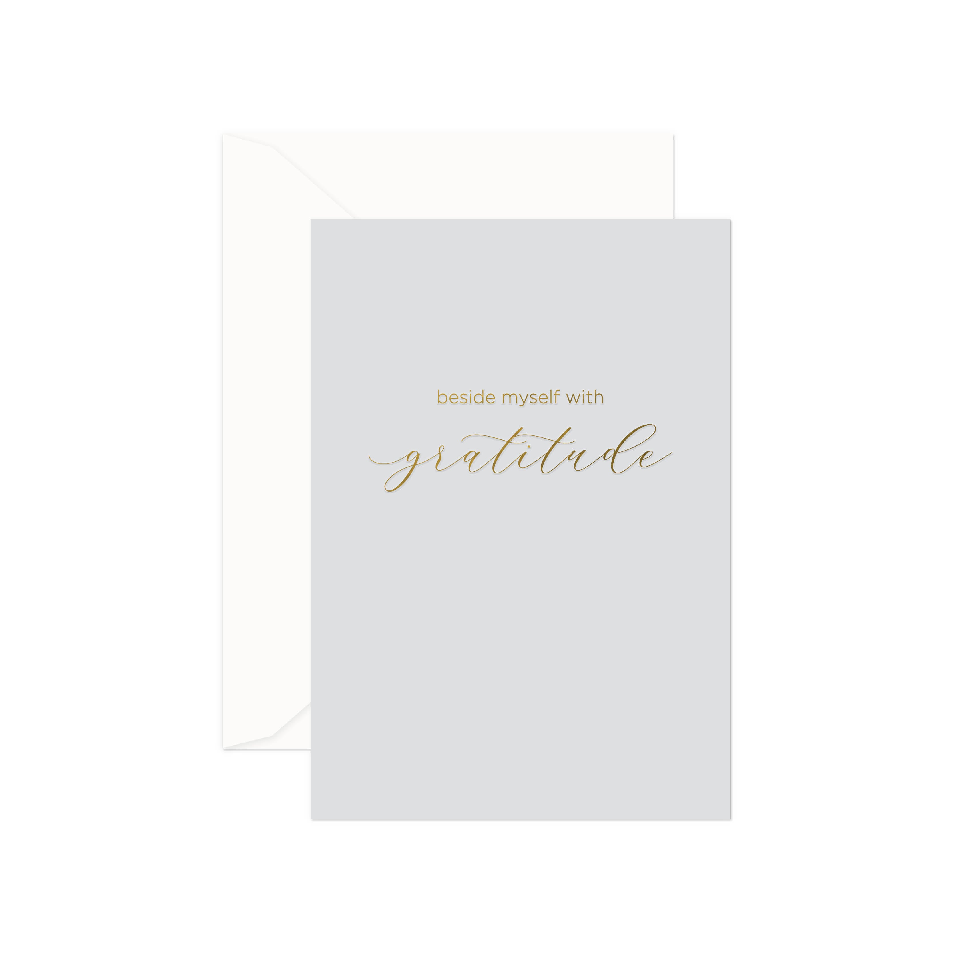 Simple Gratitude Greeting Card – Smitten on Paper