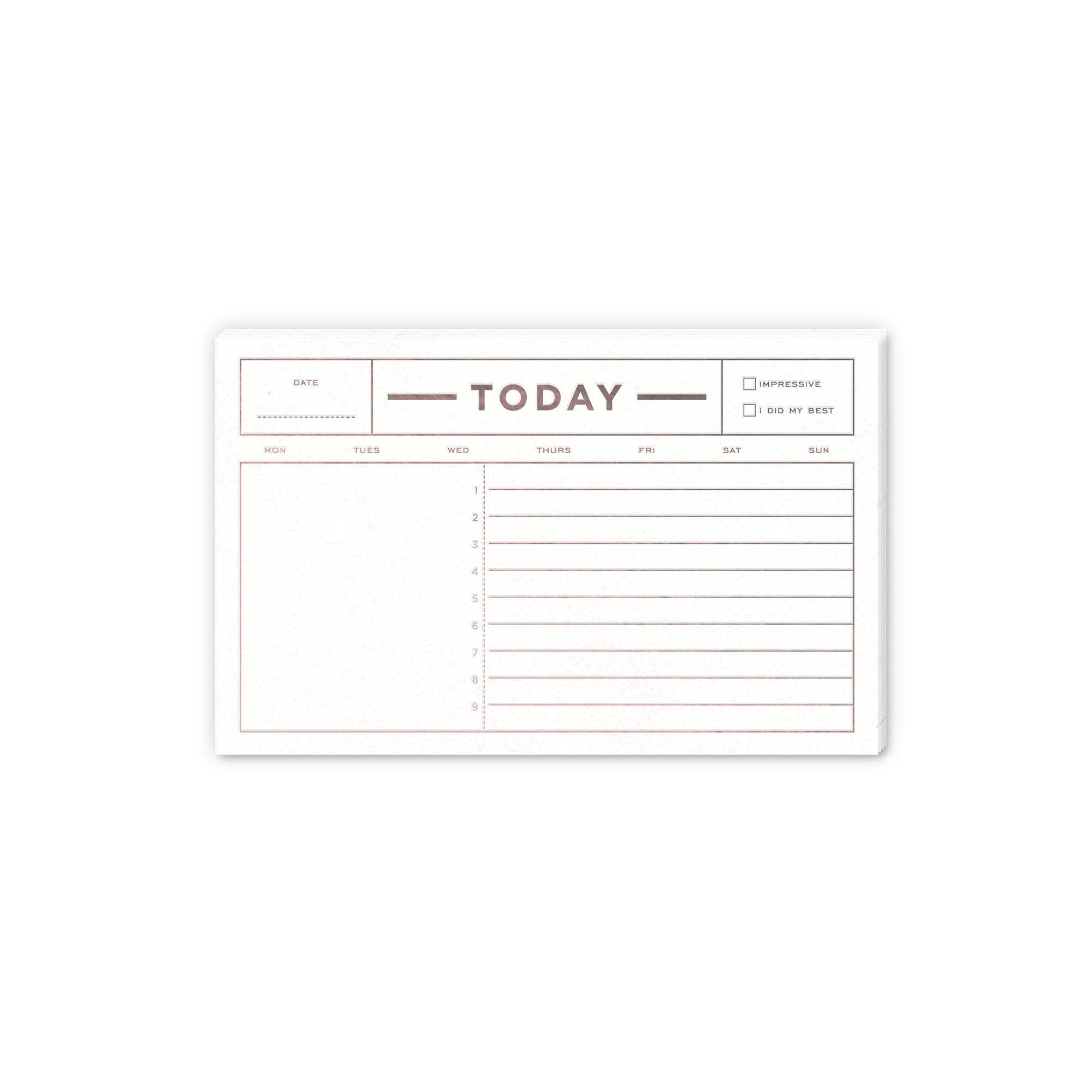 Today Notepad – Smitten on Paper